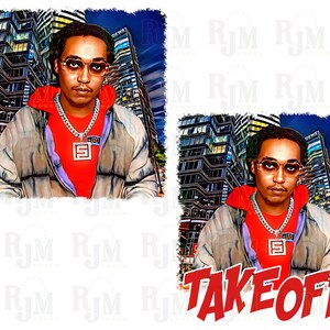 Takeoff PNG Takeoff Shirt Print Animated Migos Takeoff Sublimation Rip ...