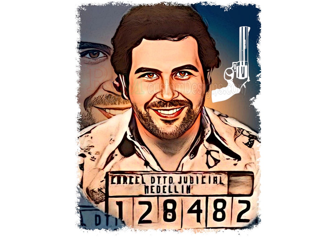 Pablo Escobar png, Pablo Shirt print, Descarga digital / DTF / DTG ...