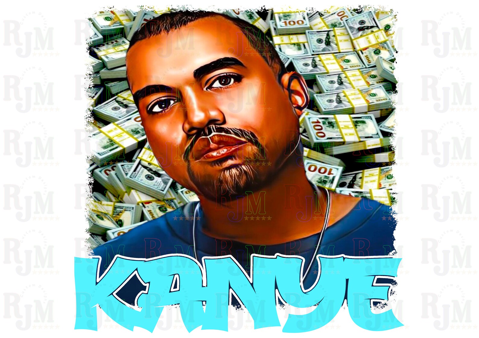 Kanye West PNG Kanye West Shirt Print animated Kanye Png - Etsy