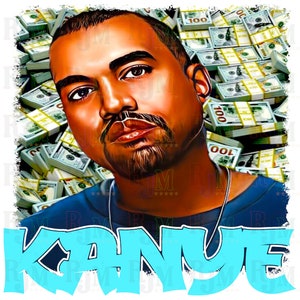 Kanye West PNG Kanye West Shirt Print animated Kanye Png Kanye ...