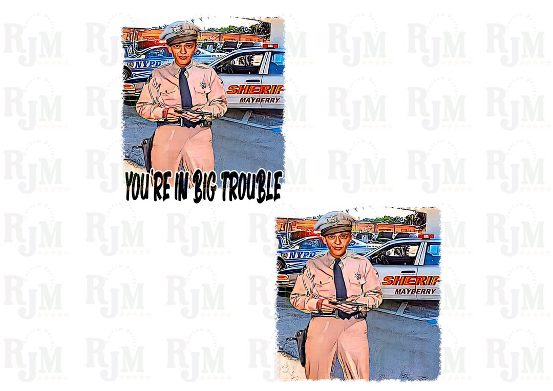 Barney Fife PNG Andy Griffith PNG You're in Big - Etsy UK
