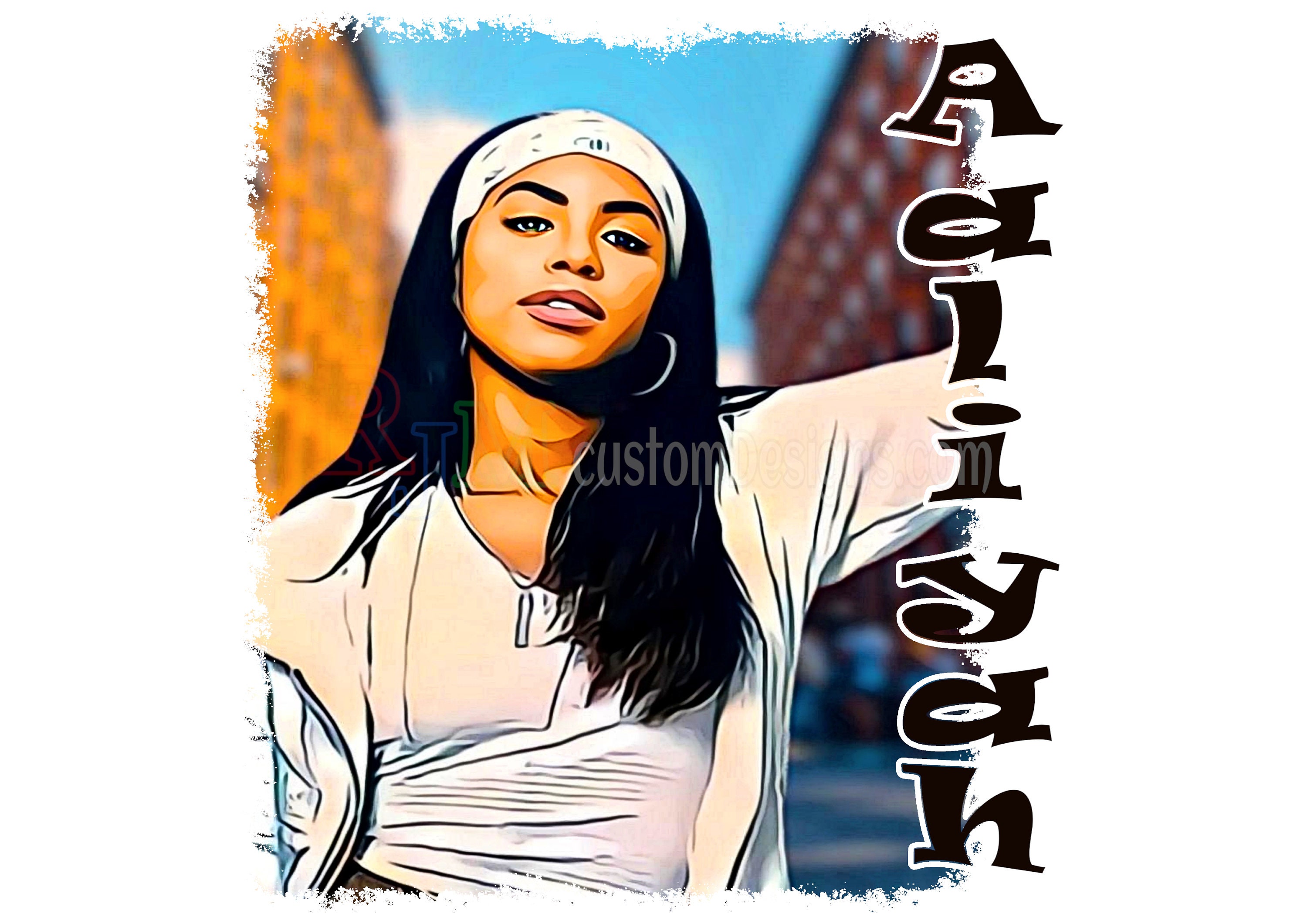 Aaliyah Animated Cartoon