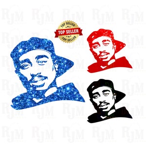 Tupac Cut File 2pac SVG Tupac Shirt Print Cut File West Side Png Thug Life West Coast Digital ...