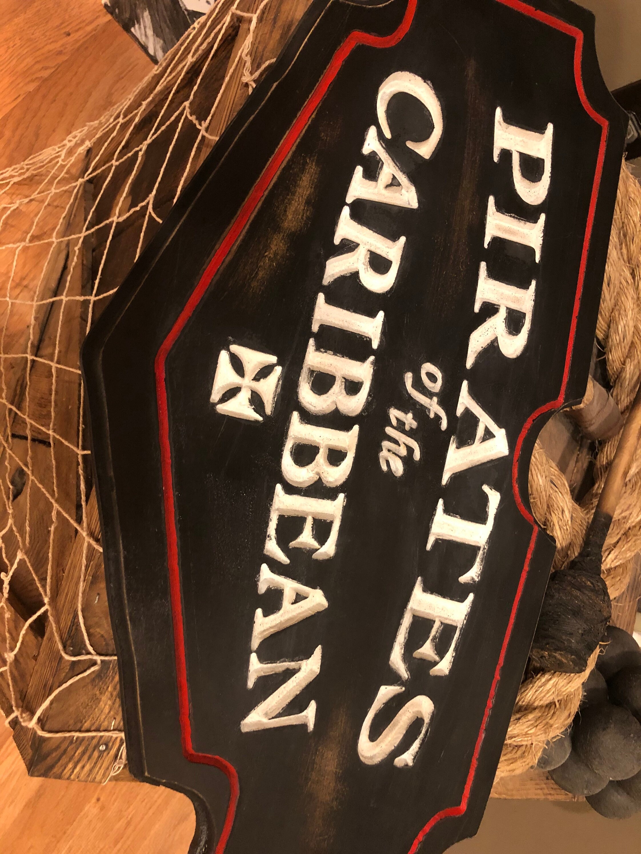 Disney Pirates of the Caribbean Ride Small Sign - Etsy