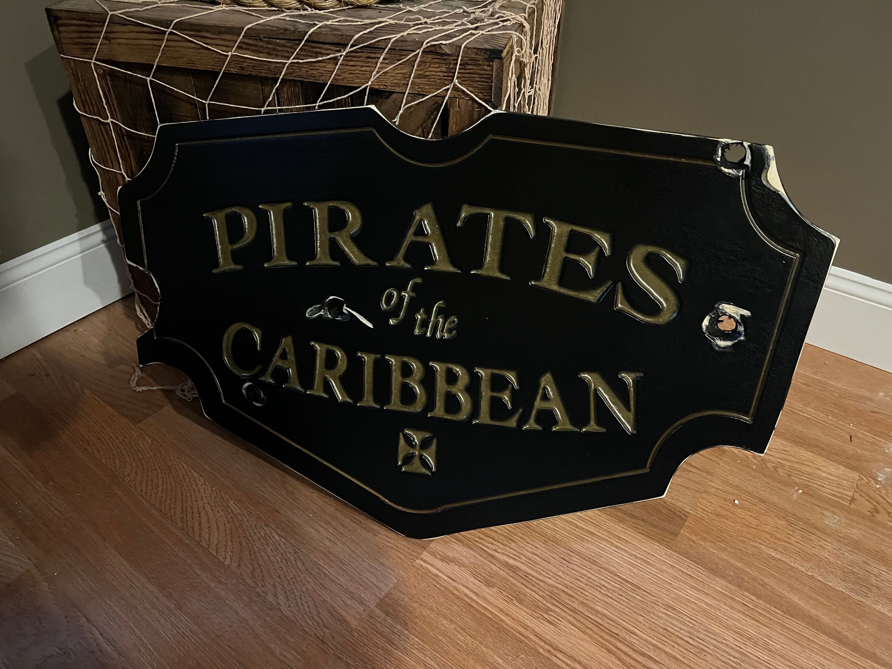 Disney Pirates of the Caribbean Ride Sign Cannon Blast Large - Etsy