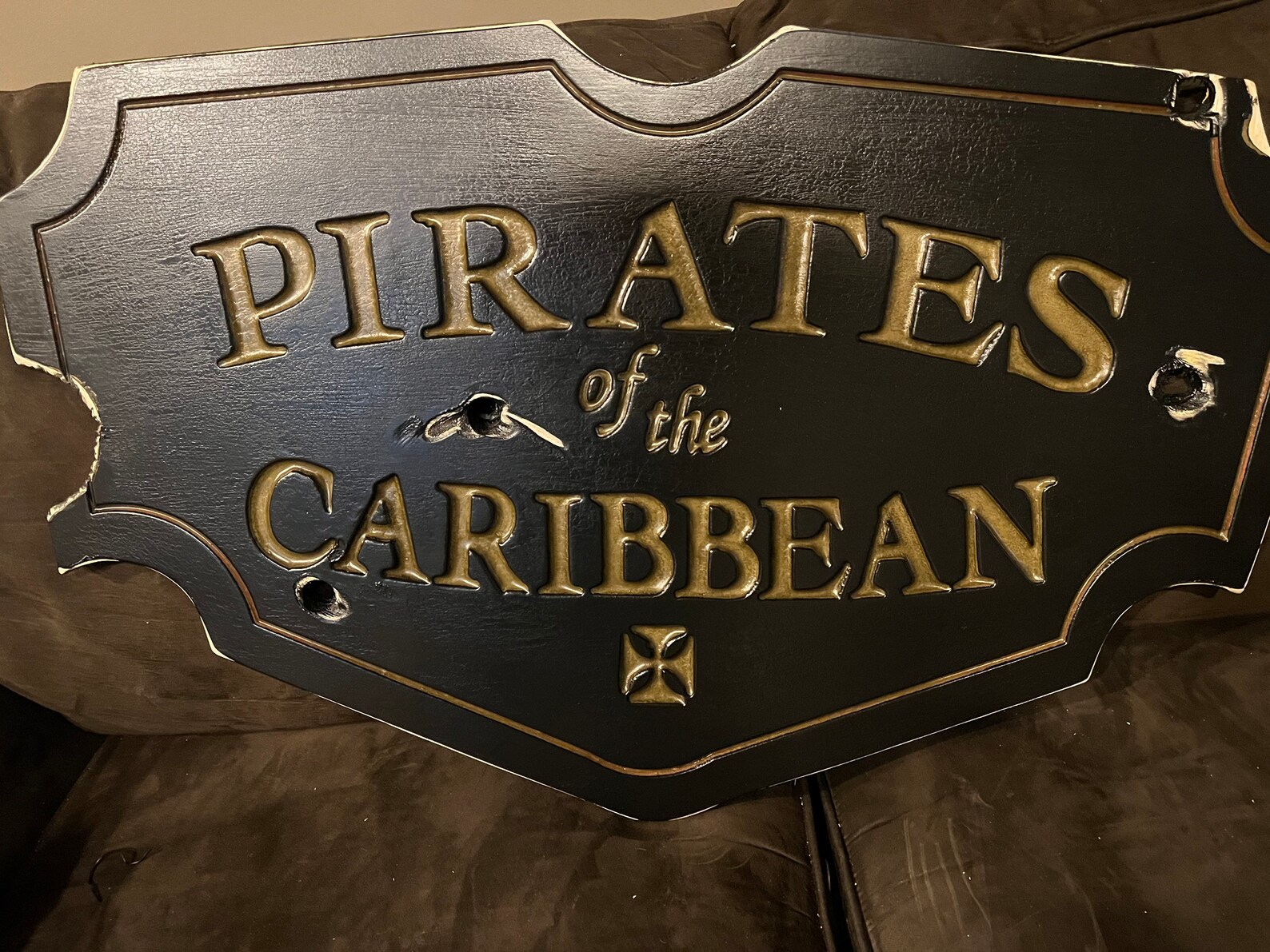 Disney Pirates of the Caribbean Ride Sign Cannon Blast Large - Etsy