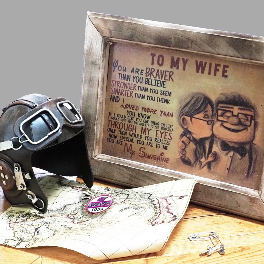 Disney Movie Up. Carl and Ellie - Etsy
