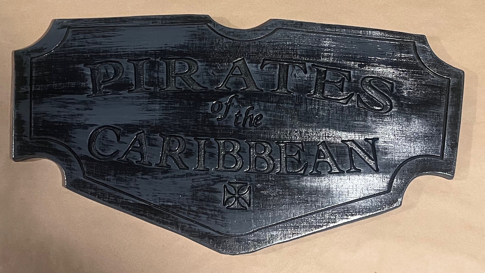 Disney Pirates of the Caribbean Ride Sign Black Pearl Edition - Etsy