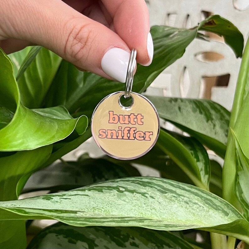 Butt Sniffer Custom Dog Tag - Etsy
