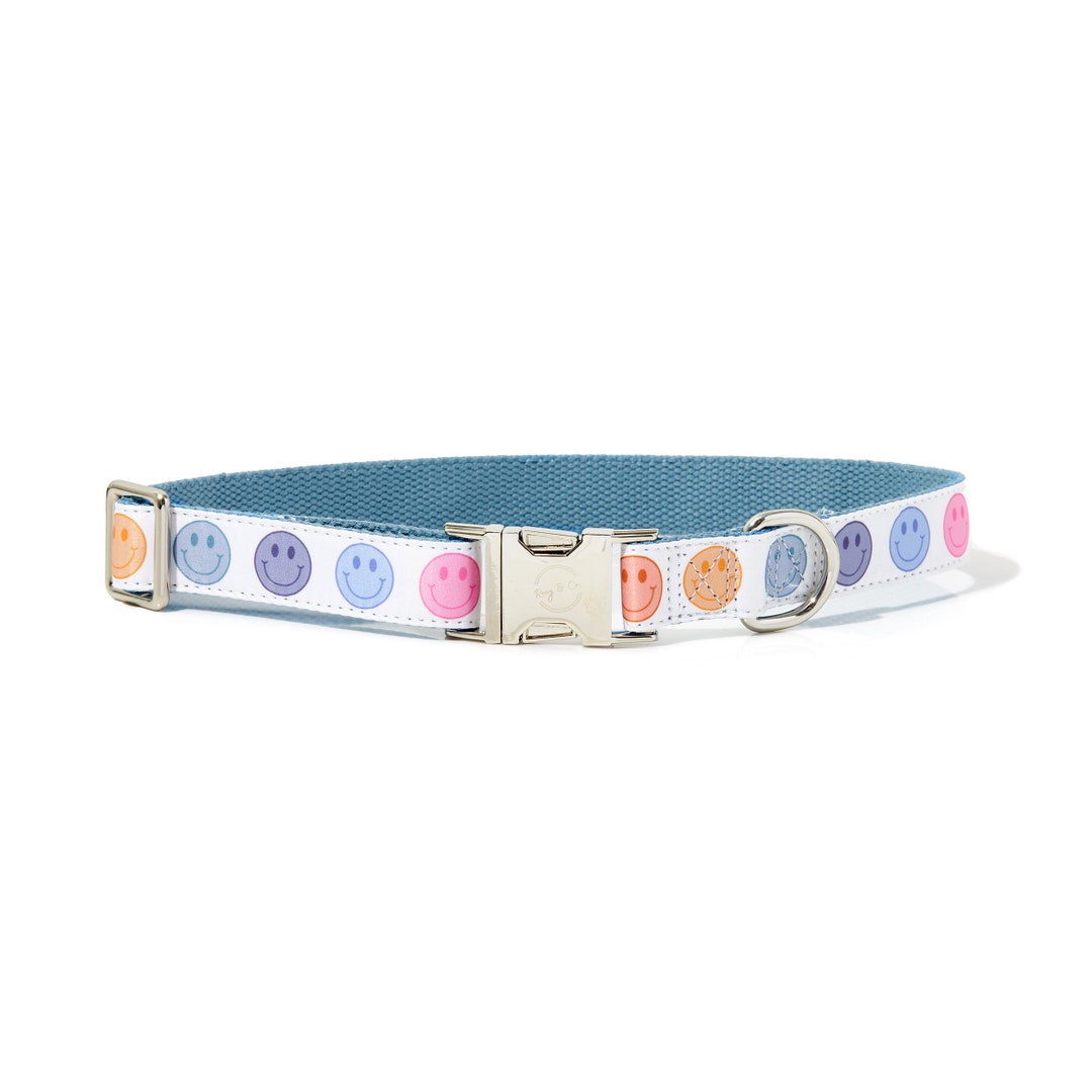Smiley Face Dog Collar Buckle and Martingale - Etsy