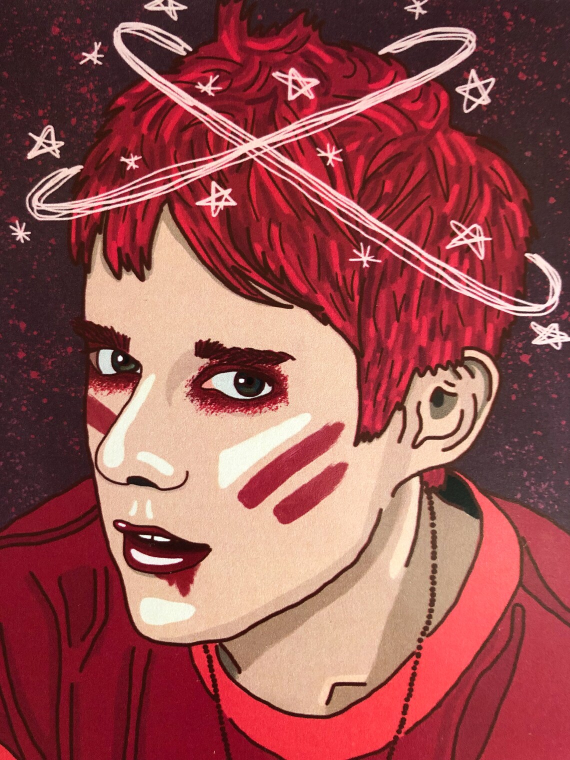 I'm Seeing Red and Nothing Else Awsten Knight Art Print - Etsy