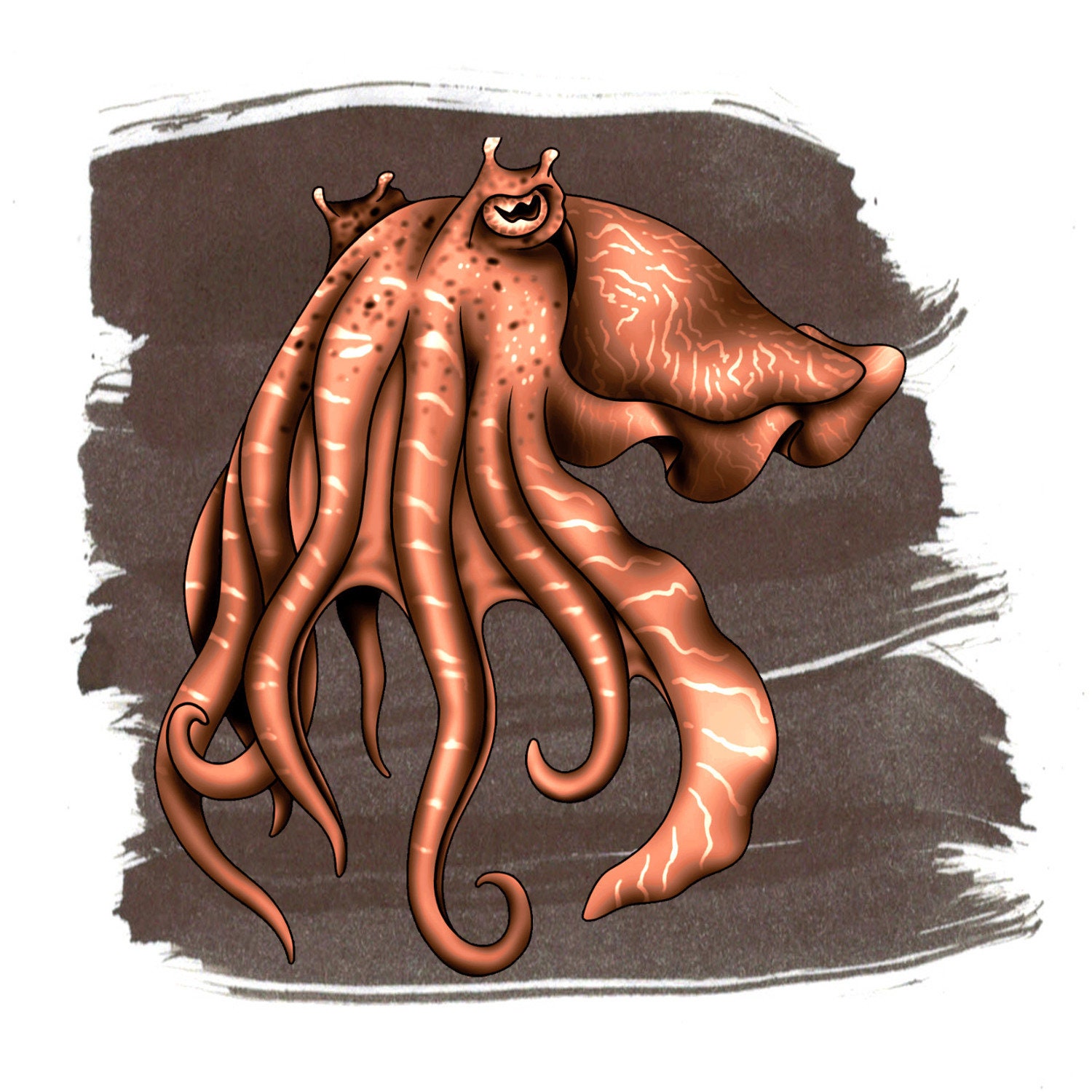 Anderillium Cuttlefish Brown Fountain Pen Ink - Etsy