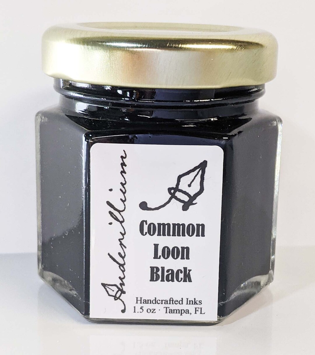 Anderillium Common Loon Black Fountain Pen Ink - Etsy
