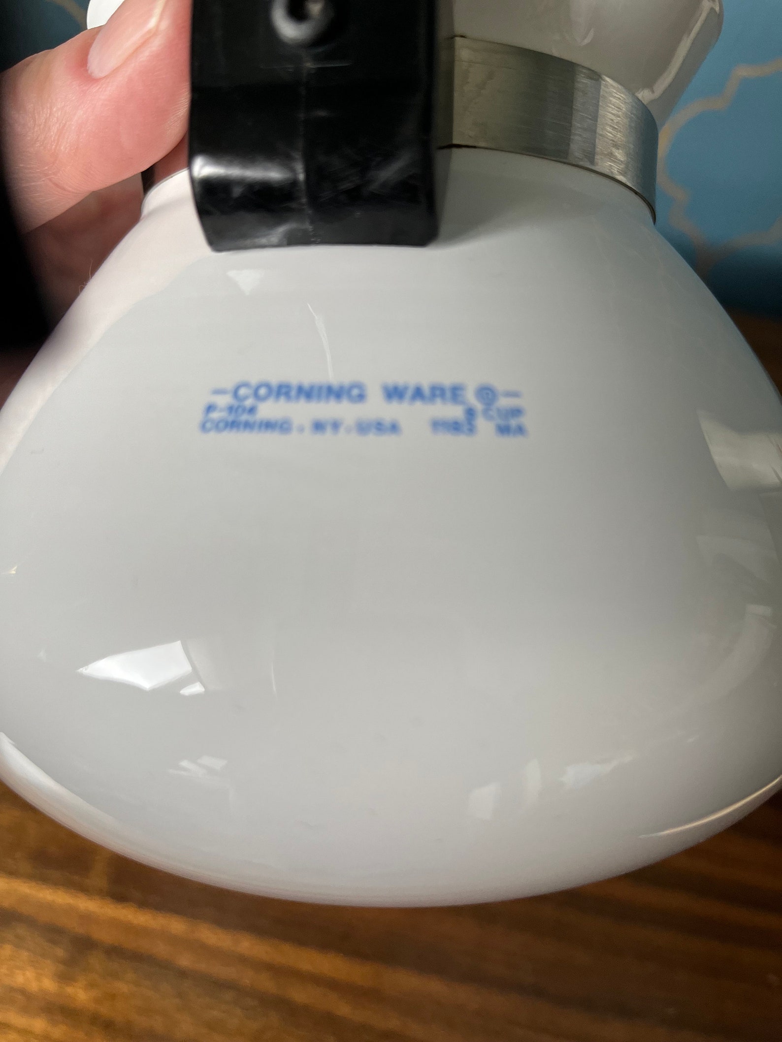 Vintage Corning Ware Coffee Pot/teapot Cornflower Pattern - Etsy UK