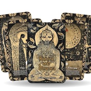 Karma and Dharma Tarot - 22 Major Arcana - A Unique Spiritual Journey - Understanding the Cosmic ...