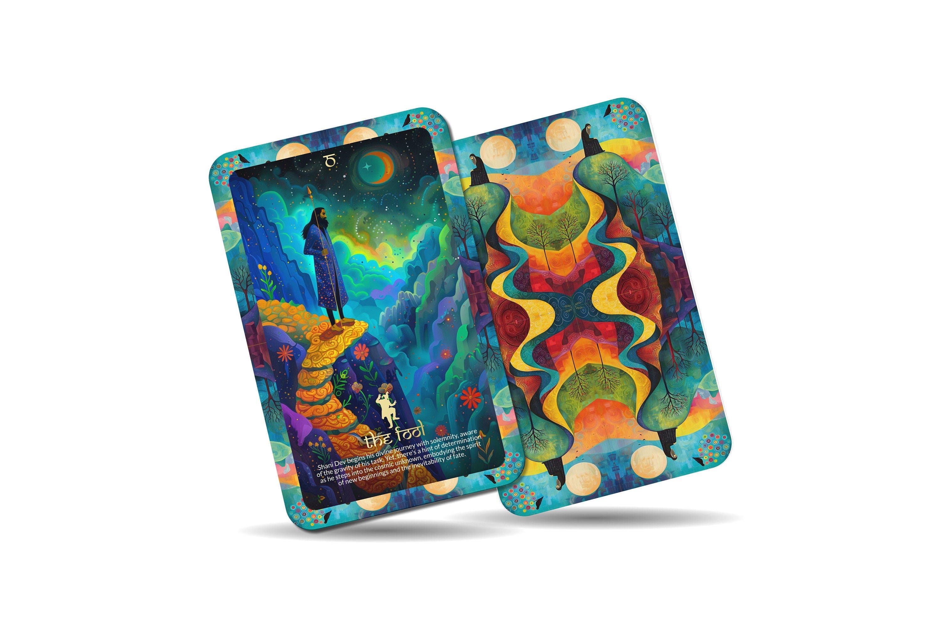 The Tarot of Shani Dev - Major Arcana - Unfolds a Spiritual Odyssey ...