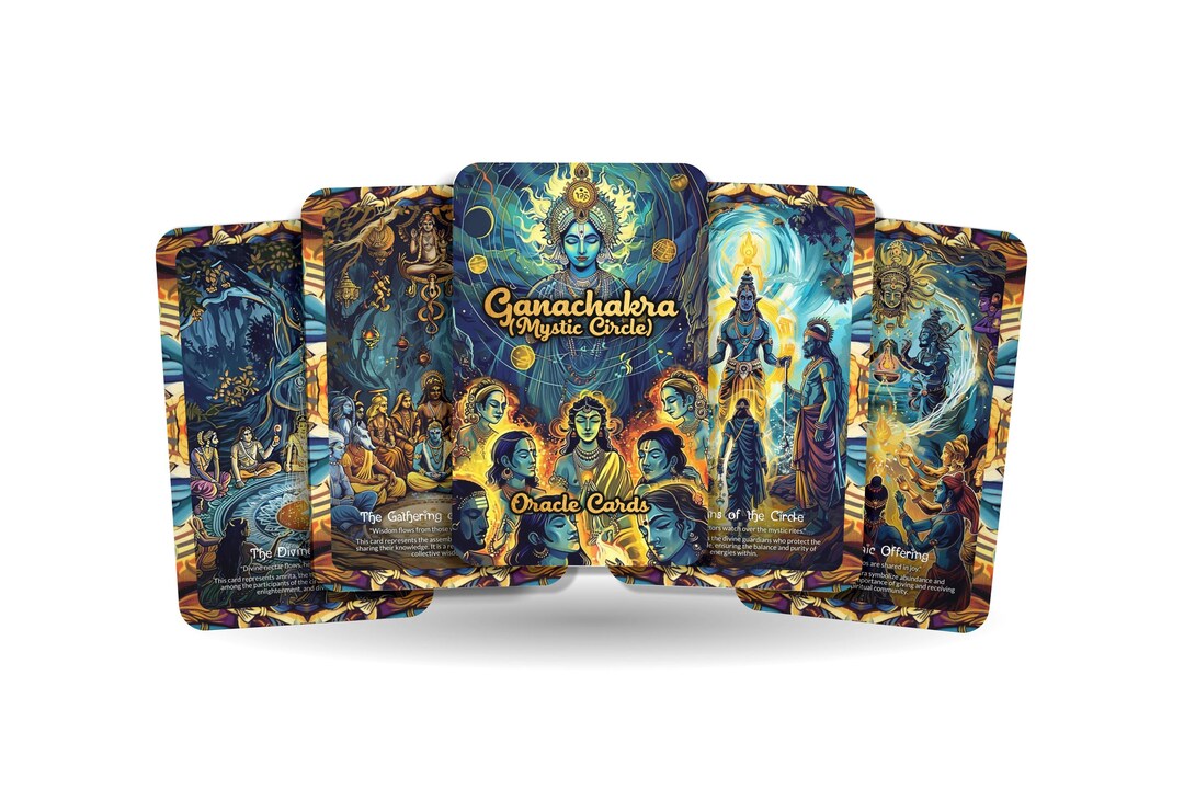 Ganachakra (mystic Circle) Oracle Cards - 22 Oracle Cards - Unlocking ...