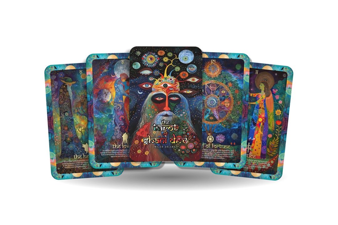 The Tarot of Shani Dev - Major Arcana - Unfolds a Spiritual Odyssey ...