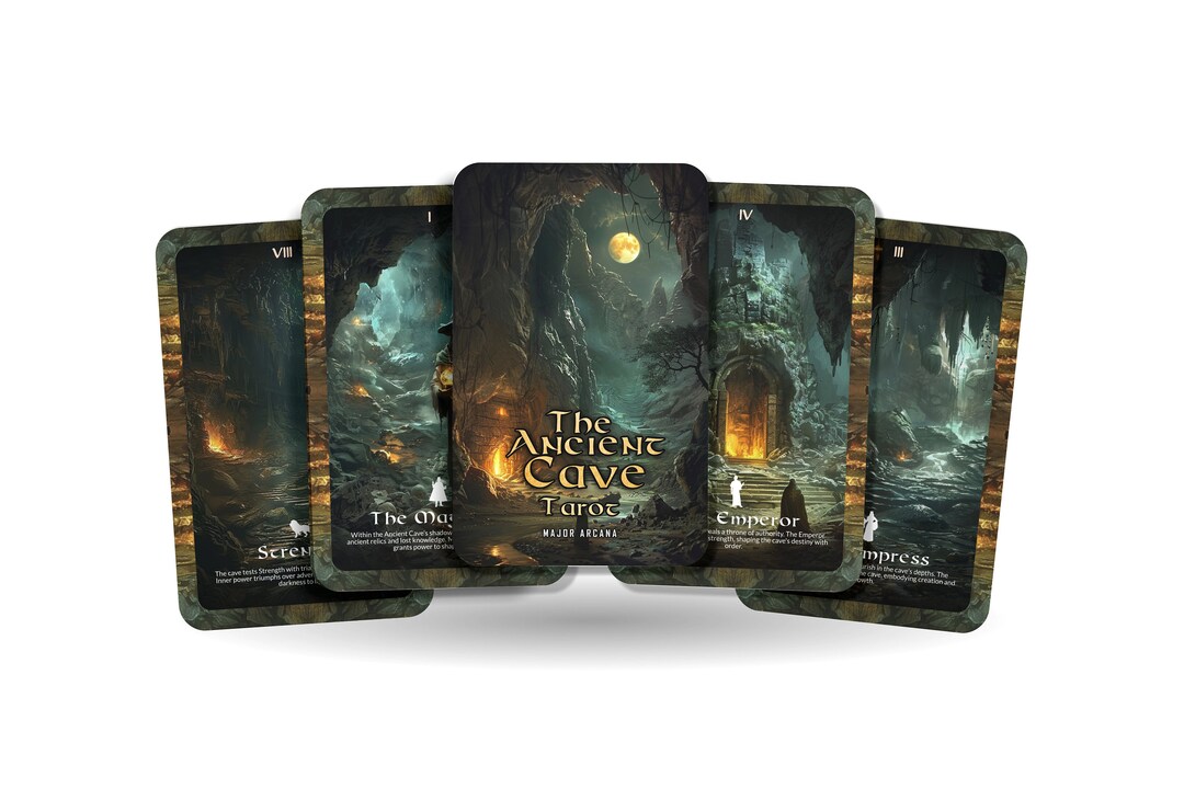 The Ancient Cave Tarot - 22 Major Arcana - A Unique Spiritual Journey ...