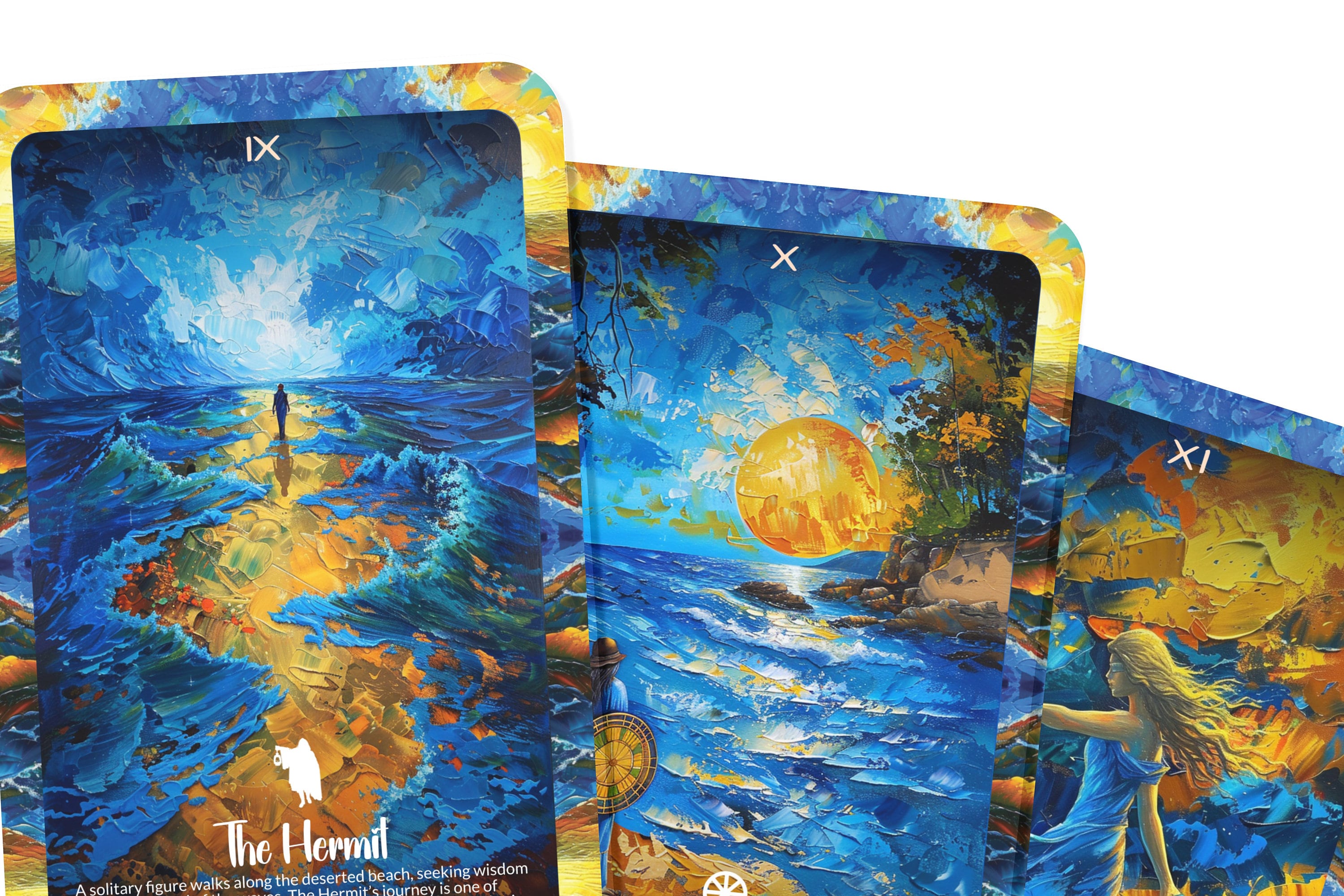 Ocean Waves Tarot Major Arcana A Unique Spiritual Journey Embracing the ...
