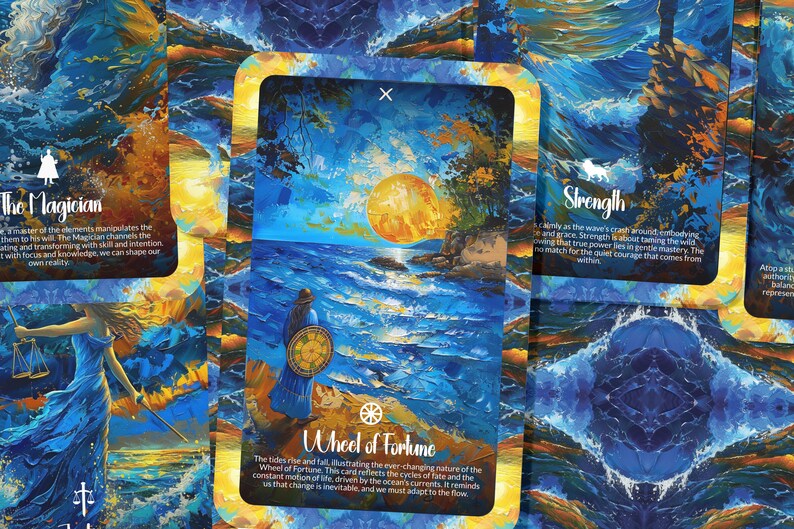 Ocean Waves Tarot - Major Arcana - A Unique Spiritual Journey ...