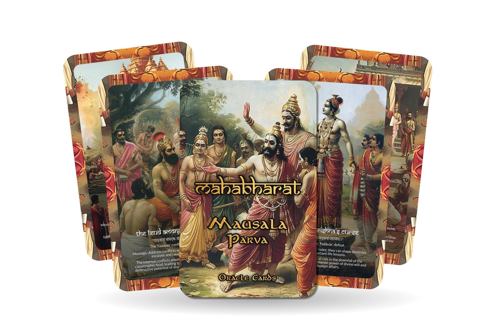 Mausala Parva Oracle Cards 22 Cards Witnessing the Fall of the Yadava ...