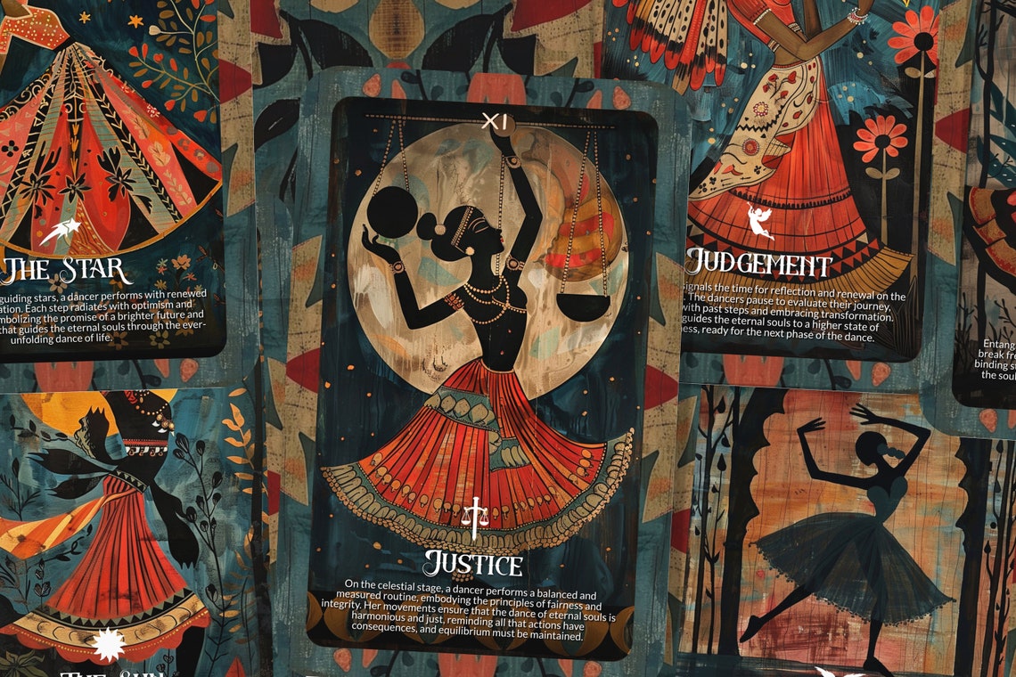 The Eternal Dance Tarot 22 Major Arcana A Unique Spiritual Journey ...