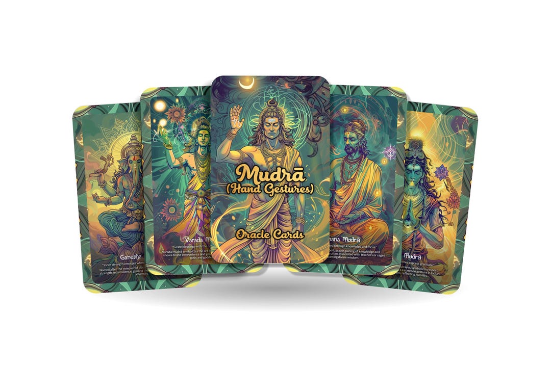 Mudrā (hand Gestures) Oracle Cards - 22 Oracle Cards - Exploring the ...