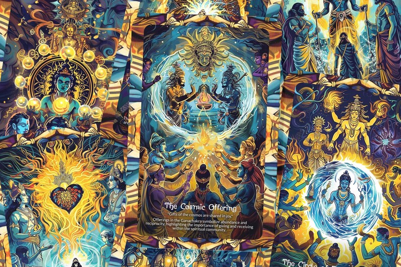 Ganachakra (mystic Circle) Oracle Cards - 22 Oracle Cards - Unlocking ...