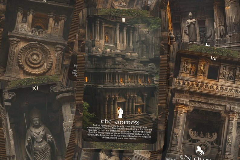 The Ajanta Caves Tarot - 22 Major Arcana - A Unique Spiritual Journey ...