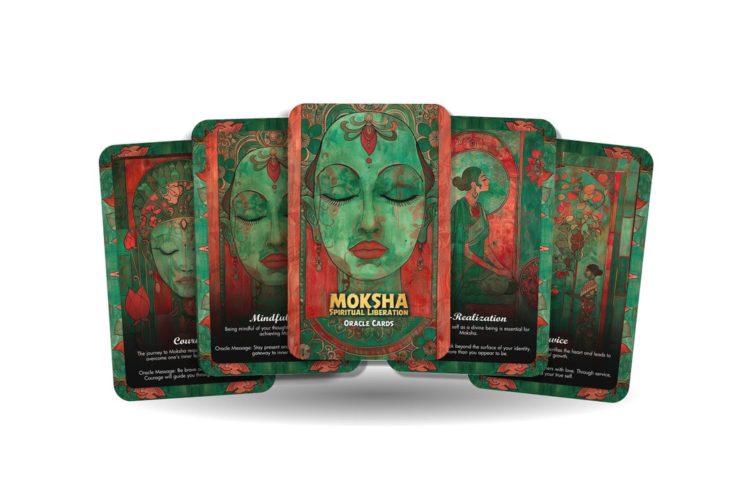 Moksha - Spiritual Liberation - Oracle Cards - A Unique Spiritual ...
