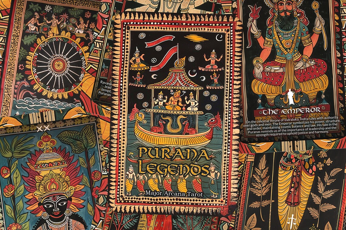 Purana Legends Tarot - 22 Major Arcana - A Unique Spiritual Journey ...