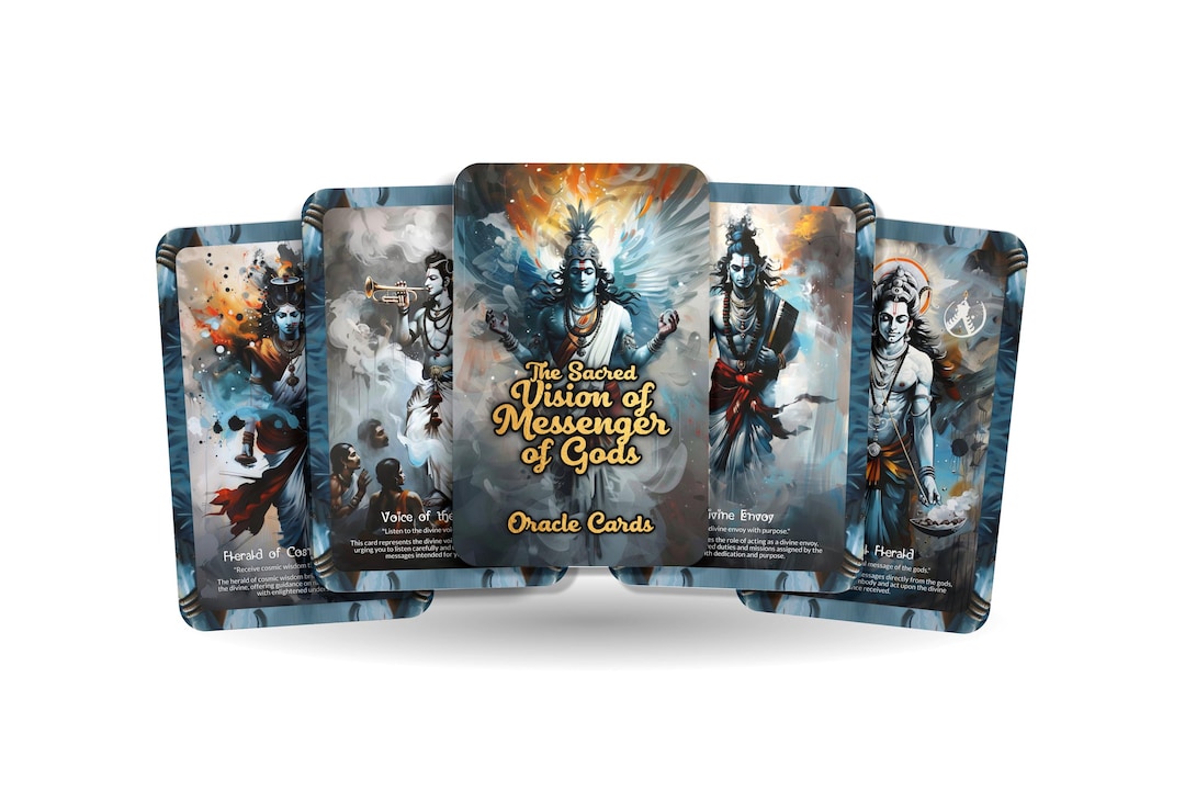 The Sacred Vision of Messenger of Gods Oracle Cards - 22 Oracle Cards ...