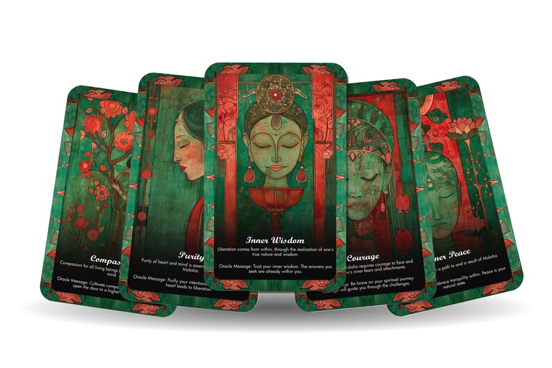 Moksha - Spiritual Liberation - Oracle Cards - A Unique Spiritual ...