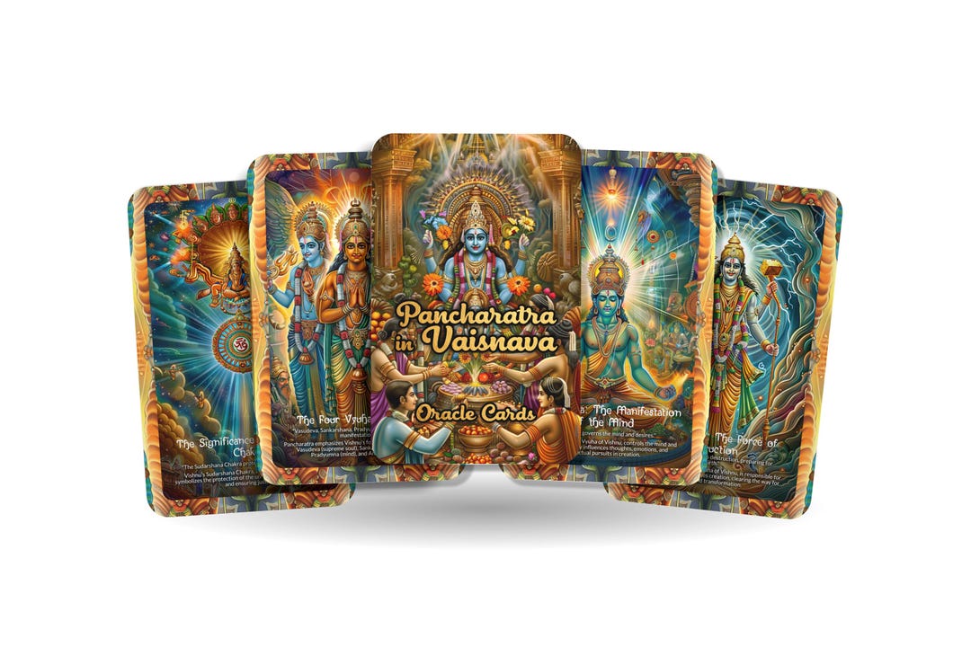 Pancharatra in Vaisnava - Oracle Cards - 22 Oracle Cards - Embodying ...