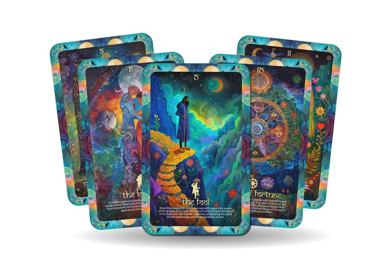The Tarot of Shani Dev - Major Arcana - Unfolds a Spiritual Odyssey ...