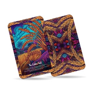 Harvest Blessings Oracle Cards – 22 Cards Abundance & Gratitude Deck ...