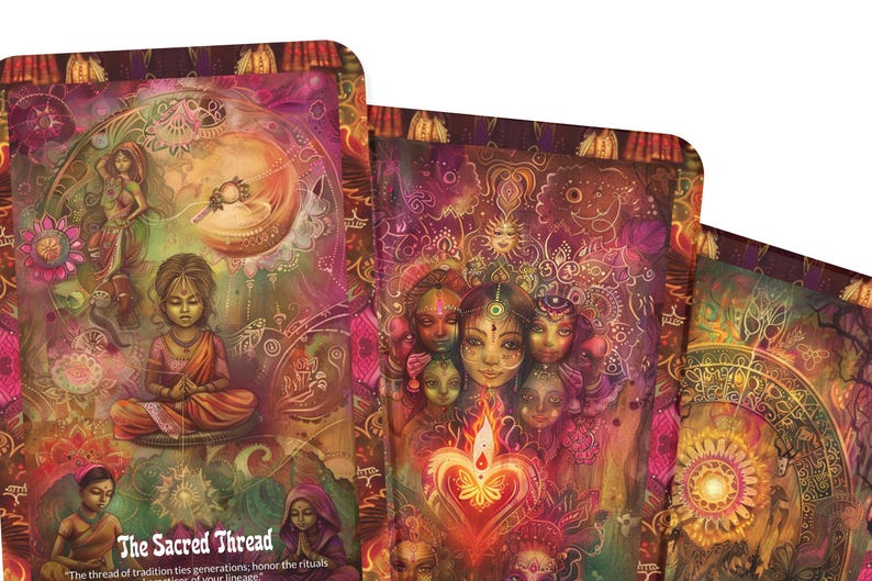 Ancestor's Blessing Oracle Cards – 22 Cards Deck for Ancestral Wisdom ...
