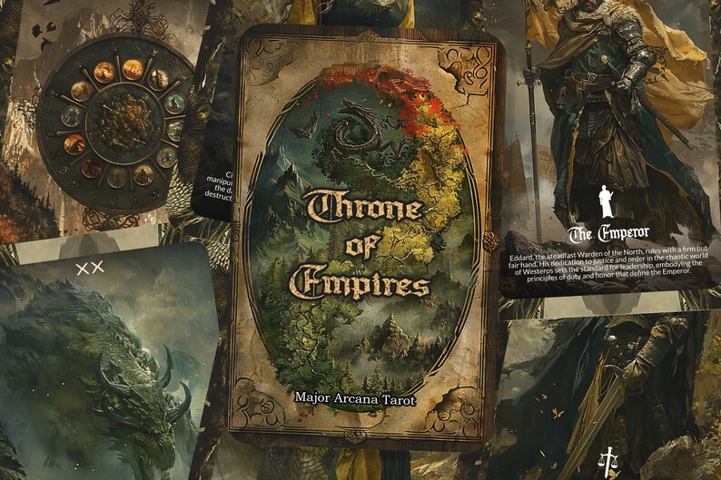 Throne of Empires Tarot | 22 Major Arcana | A Unique Spiritual Journey ...