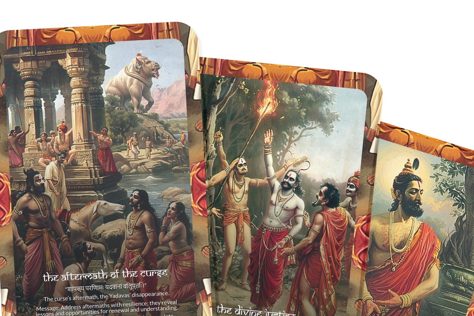 Mausala Parva Oracle Cards 22 Cards Witnessing the Fall of the Yadava ...