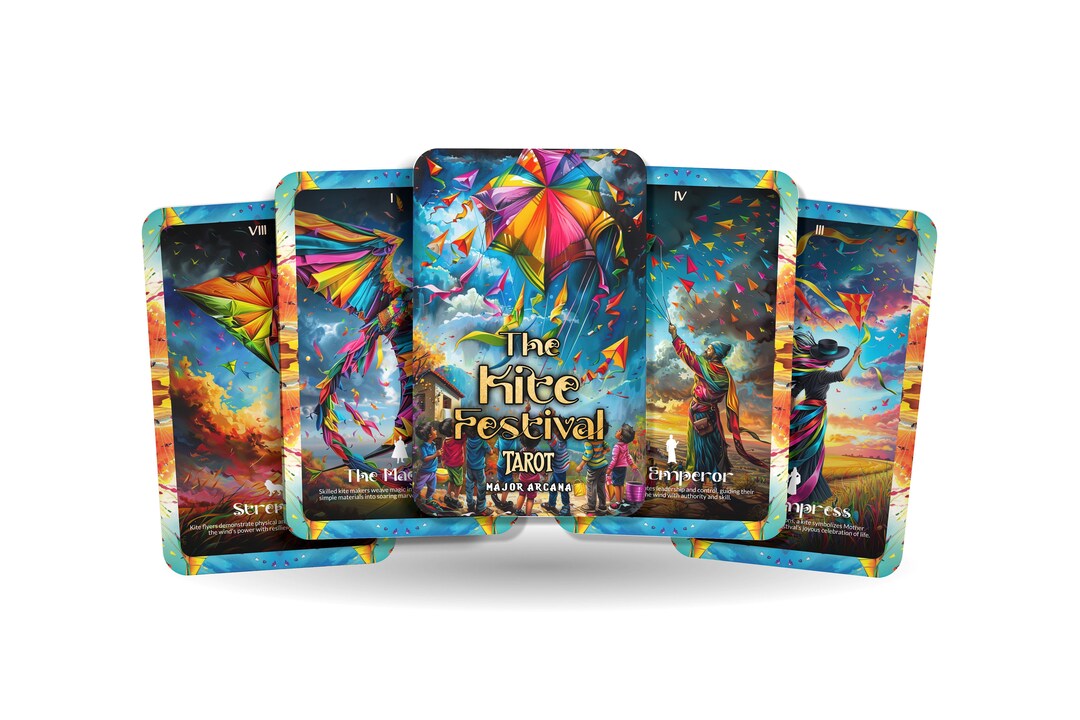 The Kite Festival Tarot - 22 Major Arcana - A Unique Spiritual Journey - Soaring High With the ...