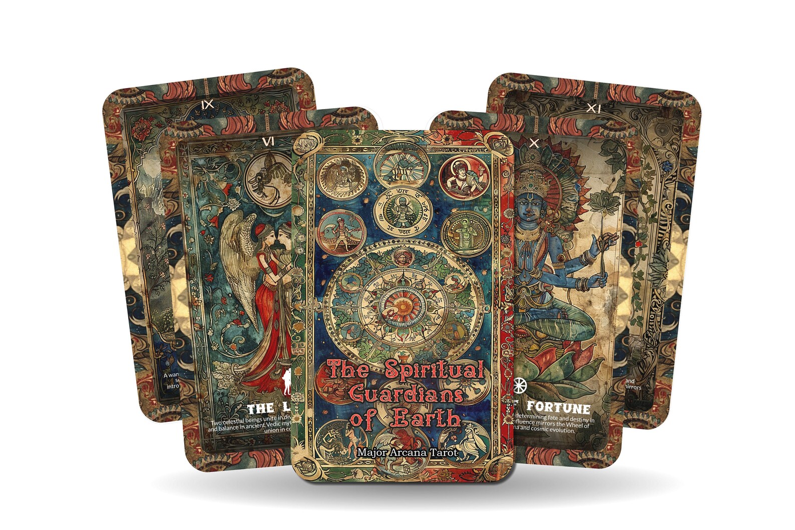 The Spiritual Guardians of Earth - Major Arcana Tarot- 22 Cards - A ...