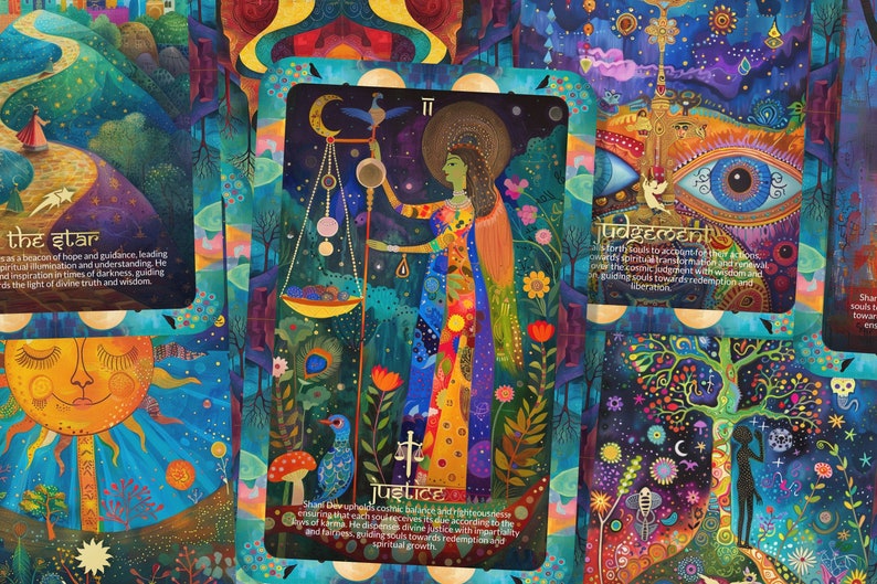 The Tarot of Shani Dev Major Arcana Unfolds a Spiritual Odyssey Guided ...