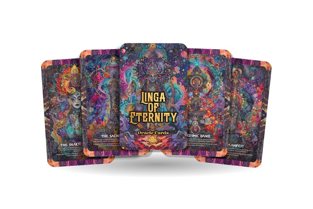 Linga of Eternity Oracle Cards – 22 Cards Shiva Energy Deck for Divine ...