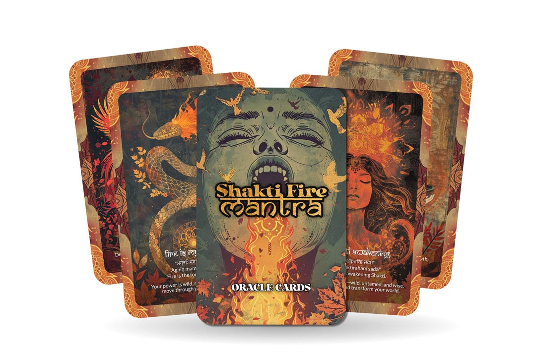 Shakti Fire Mantra – A Feminine Power Oracle Deck – 22 Oracle Cards ...