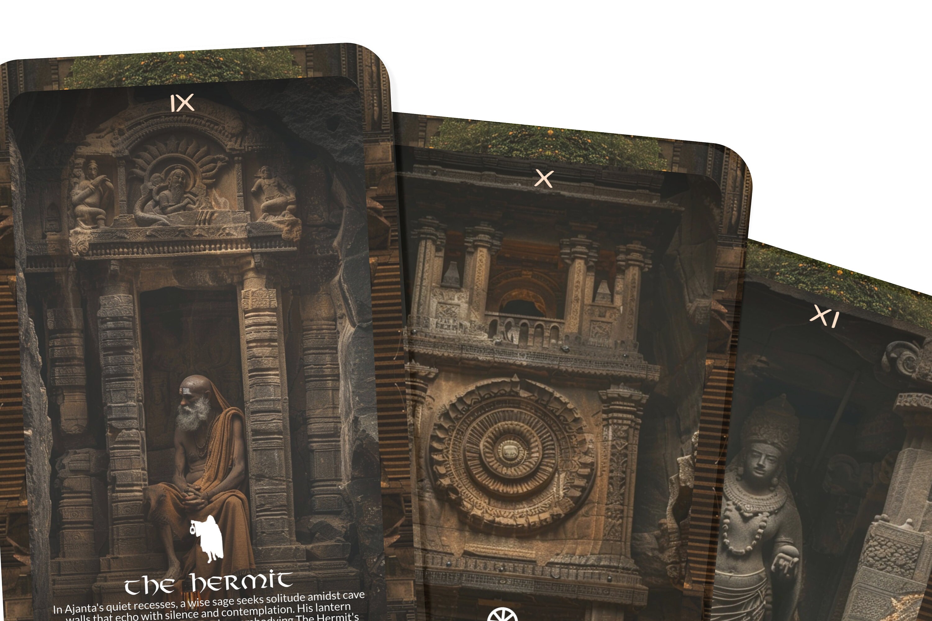 The Ajanta Caves Tarot - 22 Major Arcana - A Unique Spiritual Journey ...