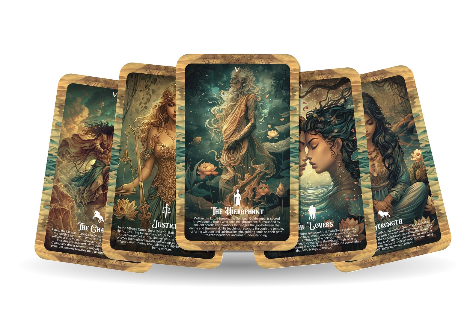 The Lotus Mirage Tarot | 22 Major Arcana | A Unique Spiritual Journey ...