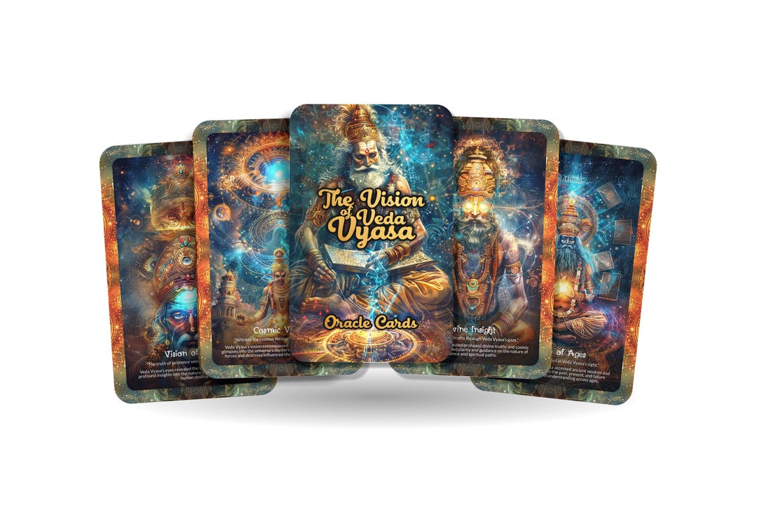 The Vision of Veda Vyasa Oracle Cards - 22 Oracle Cards - Guiding ...