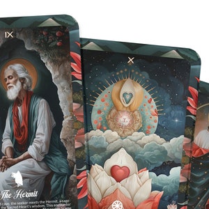 The Sacred Heart Tarot - 22 Major Arcana - A Unique Spiritual Journey ...