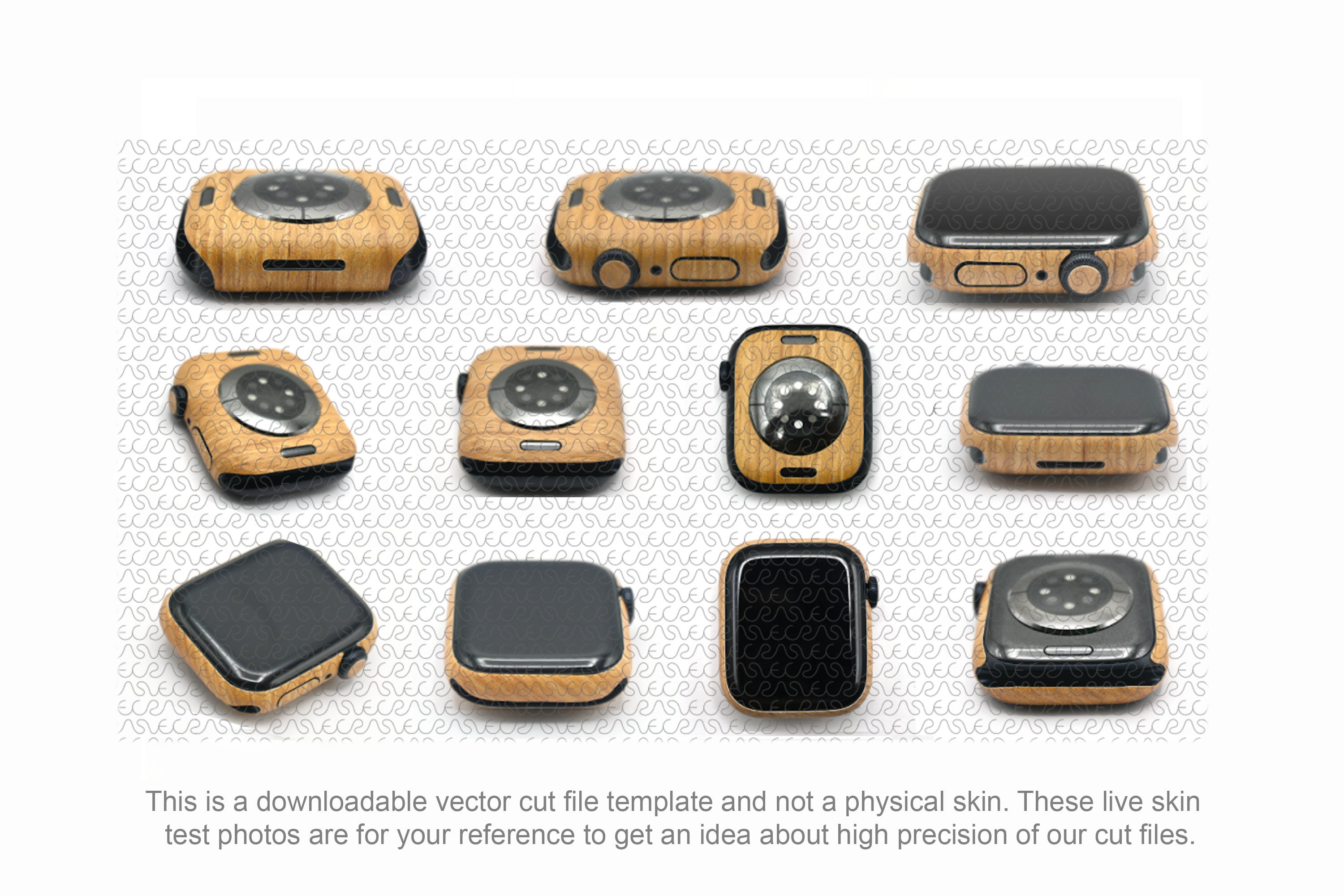 Apple Watch Series 7 41mm Skin Template Vector 2021 - Etsy